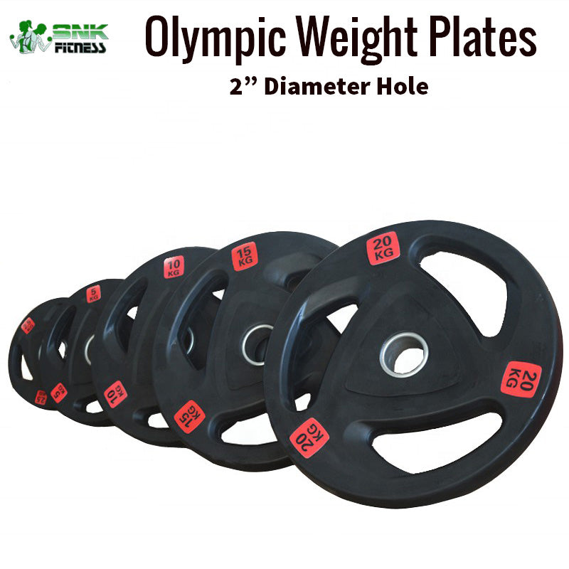 Buy Olympic Weight Plates, 2" Diameter, Barbell Weights Bumper Plates ...